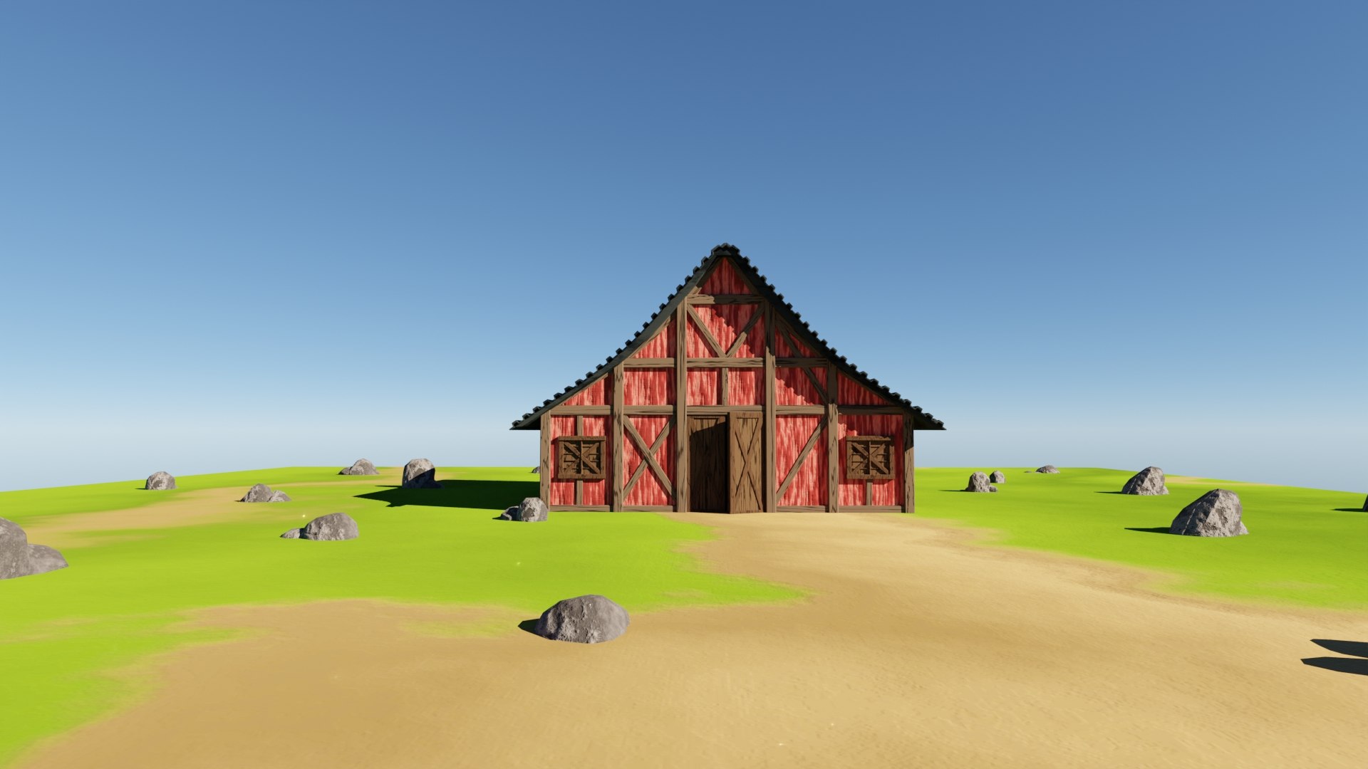Free 3D Barn Storage House Free 3D Model - TurboSquid 2414555