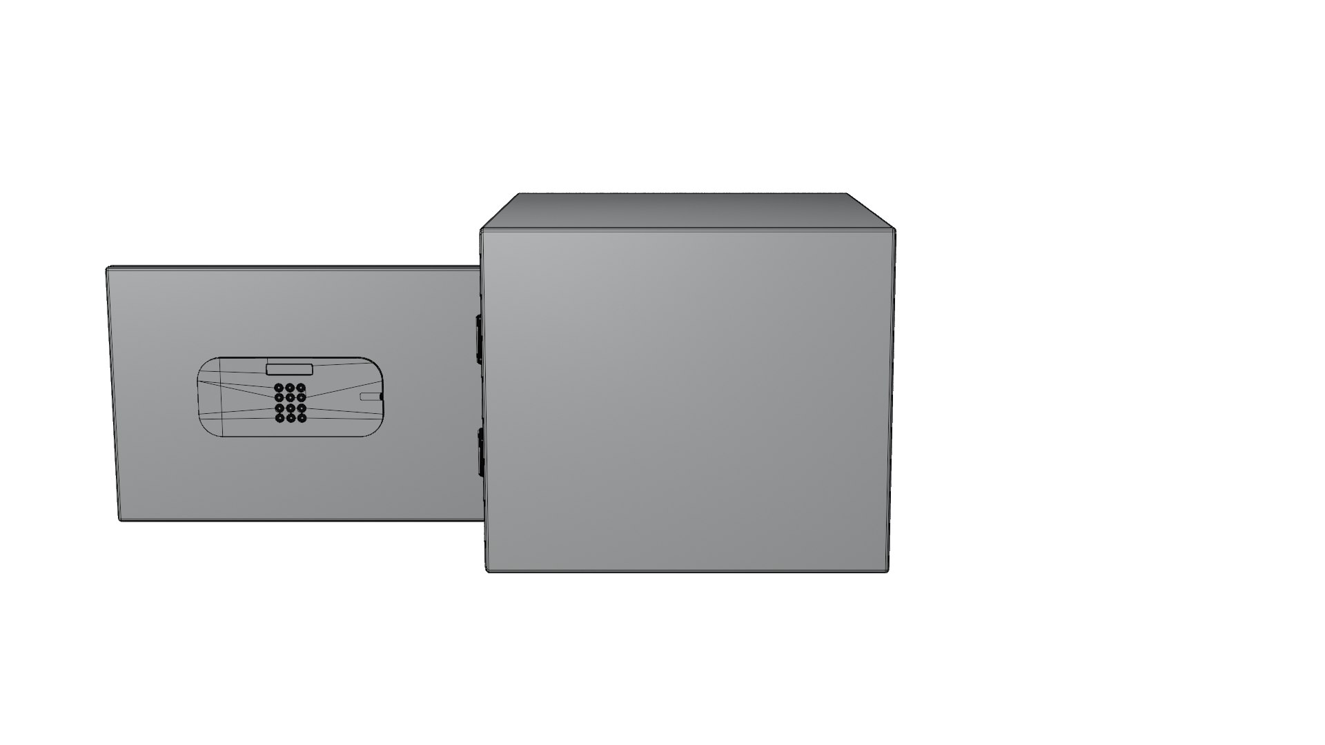 3D Model Safe Box - TurboSquid 2104615
