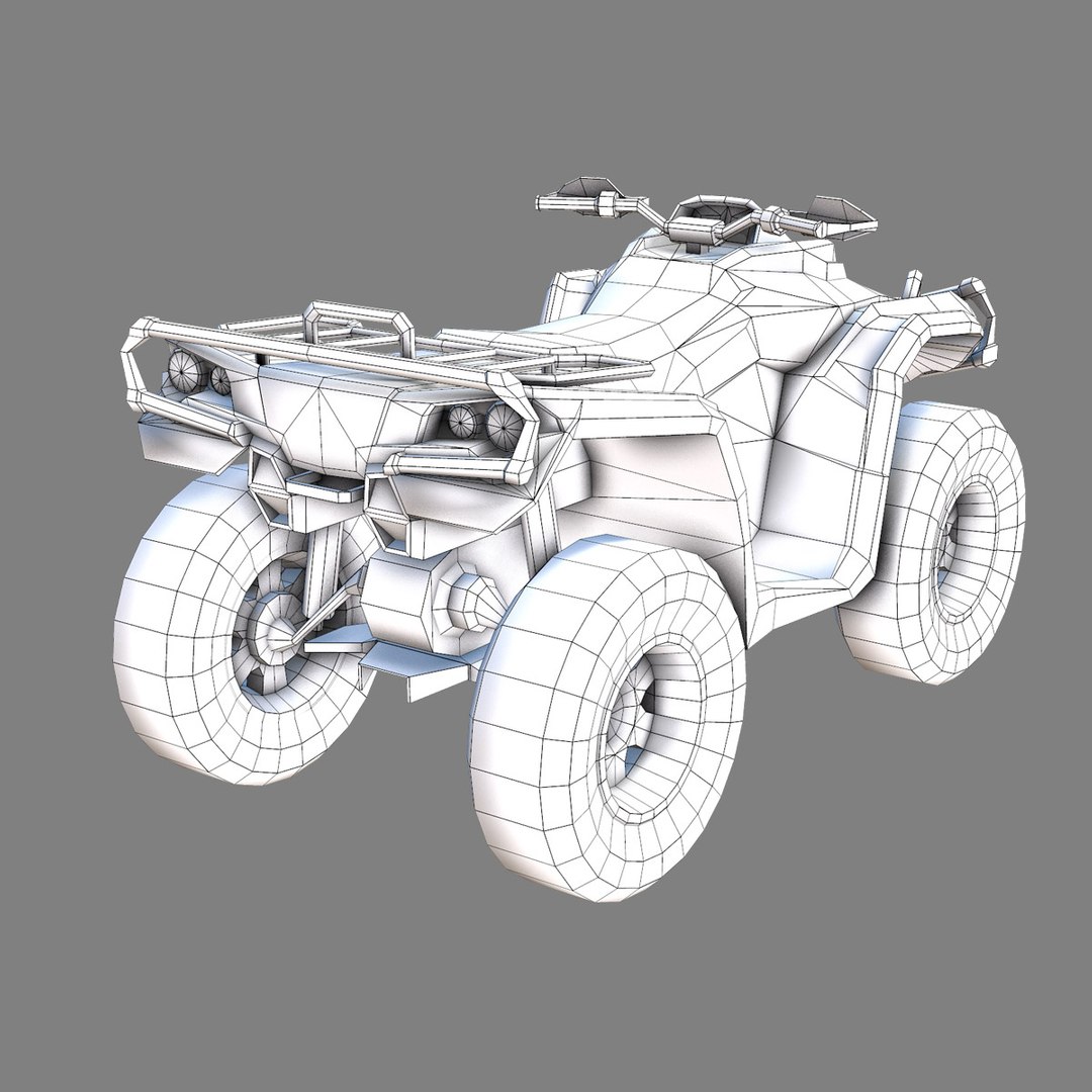 atv vehicle 3d 3ds