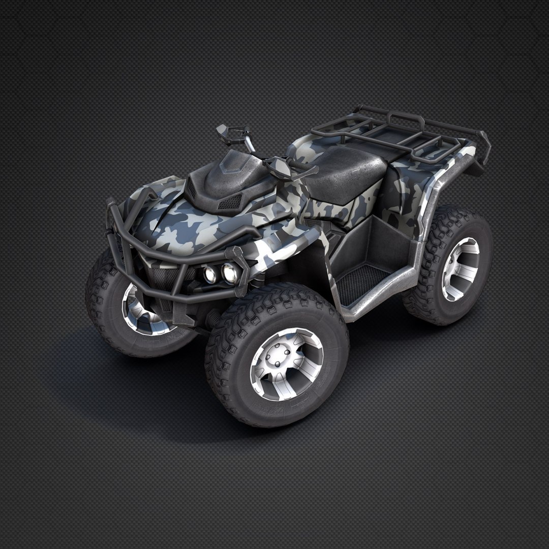 Atv Vehicle 3d 3ds