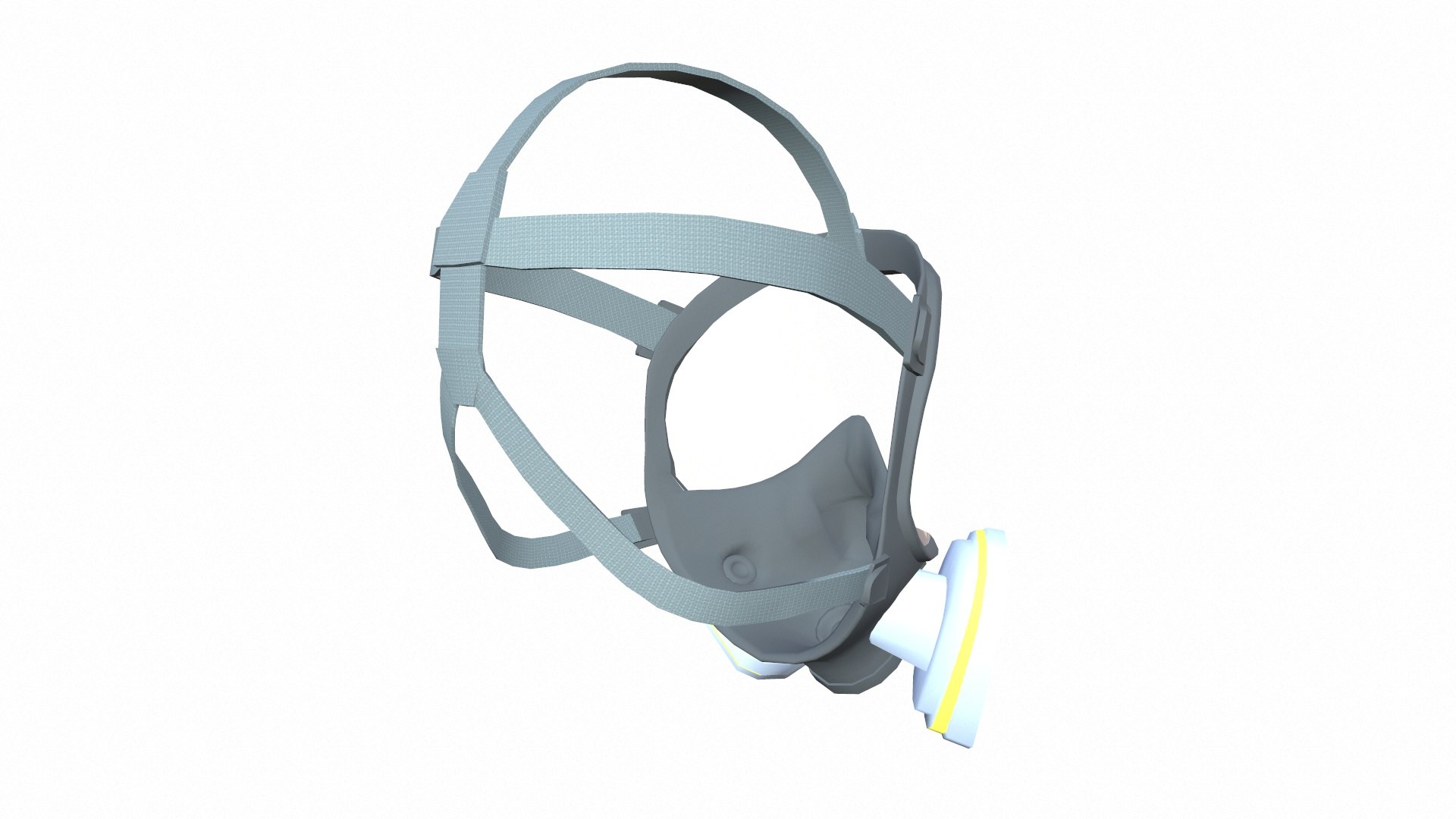 3D Full Face Respirator Gas Mask 3D Model - TurboSquid 2343767