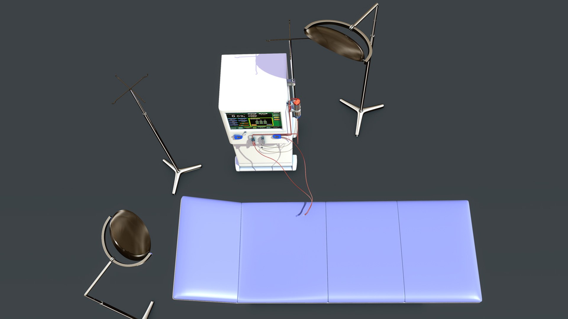 3d model dialysis machine