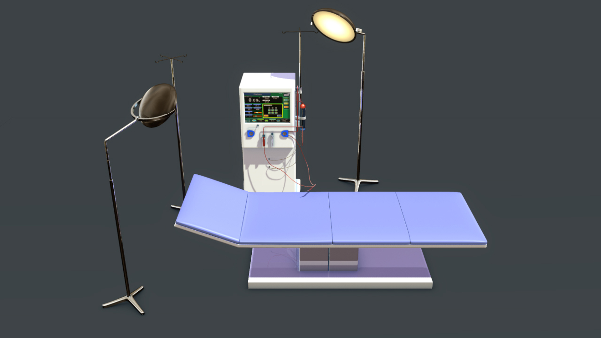 3d model dialysis machine