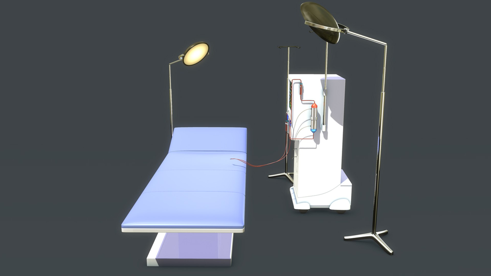 3d model dialysis machine
