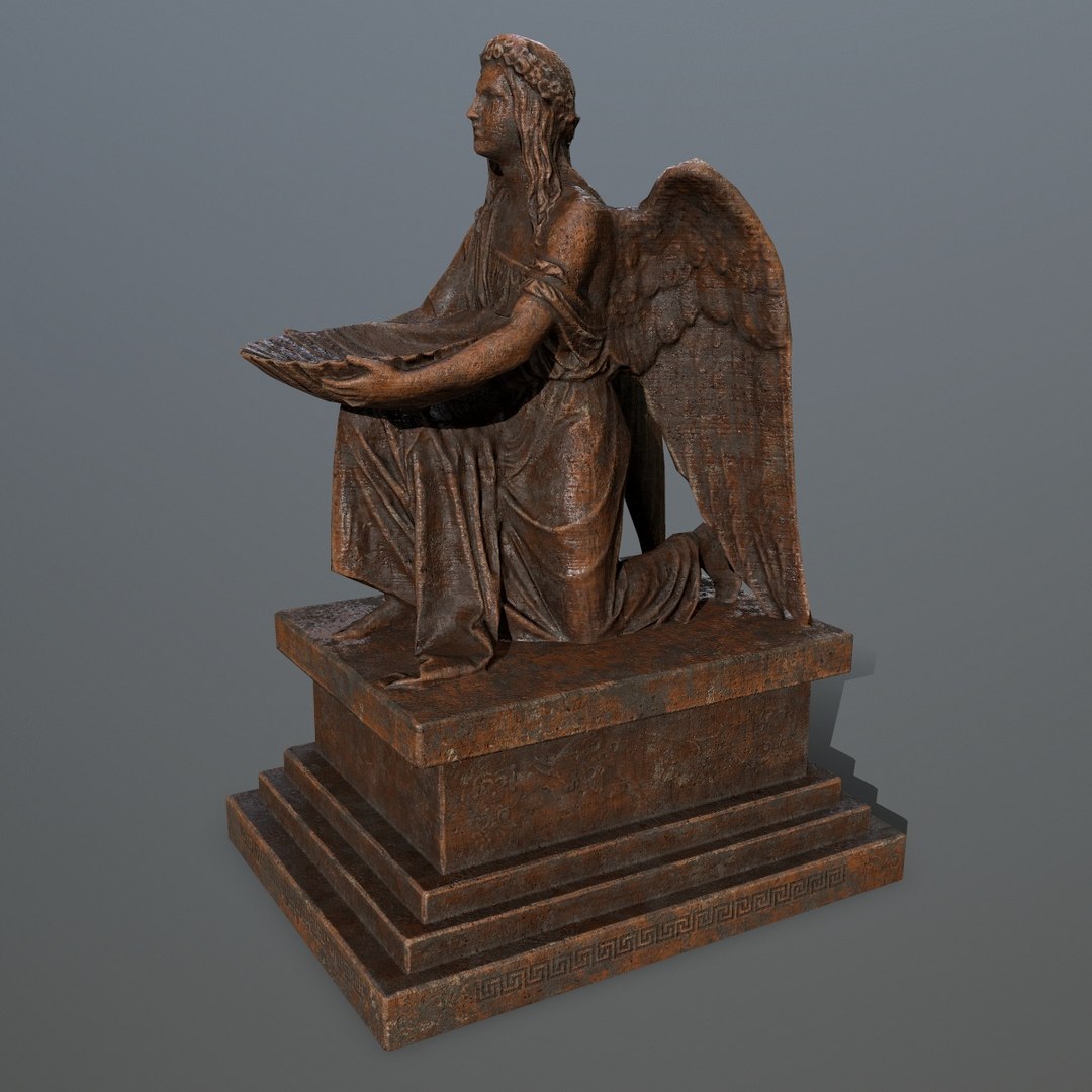 Angel statue 3D model - TurboSquid 1417604
