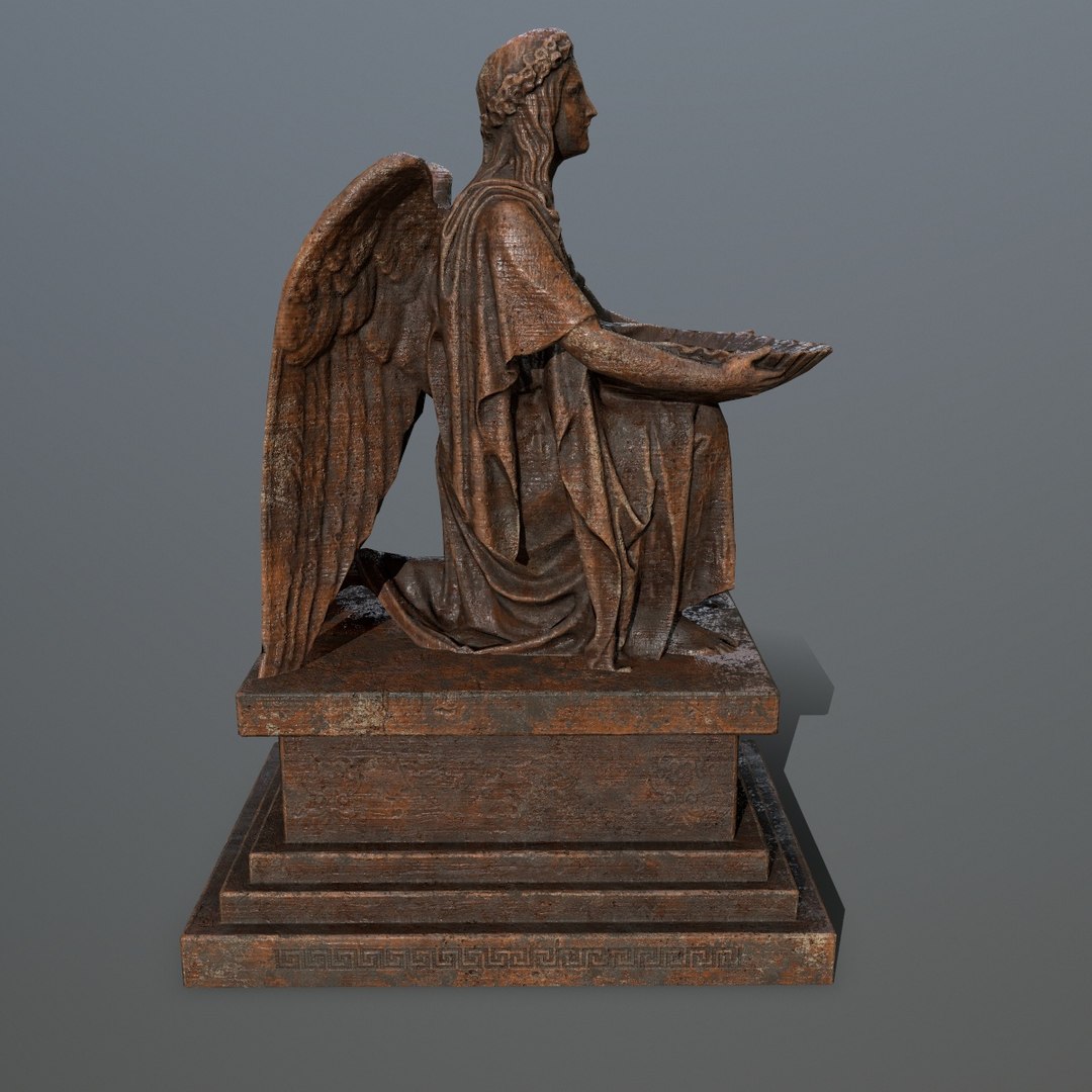 Angel statue 3D model - TurboSquid 1417604