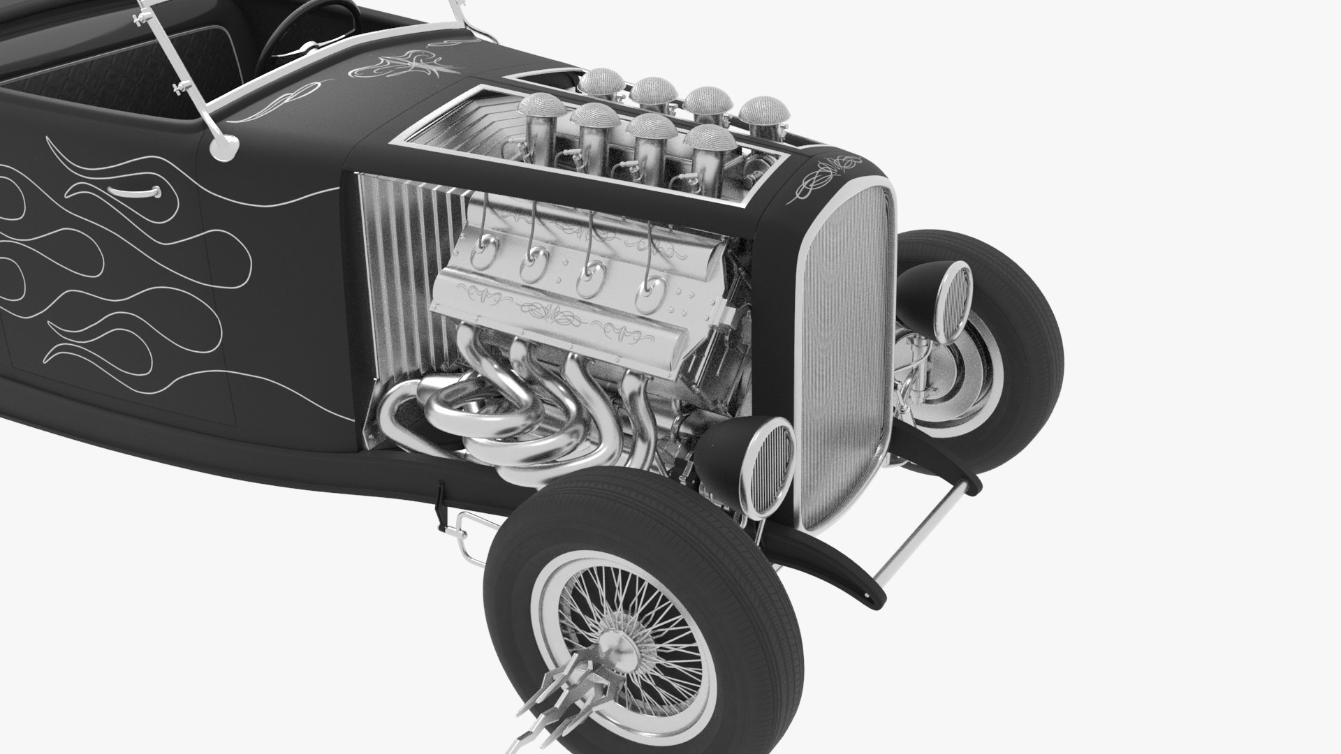 Hot Rod 3D Model - TurboSquid 2195640