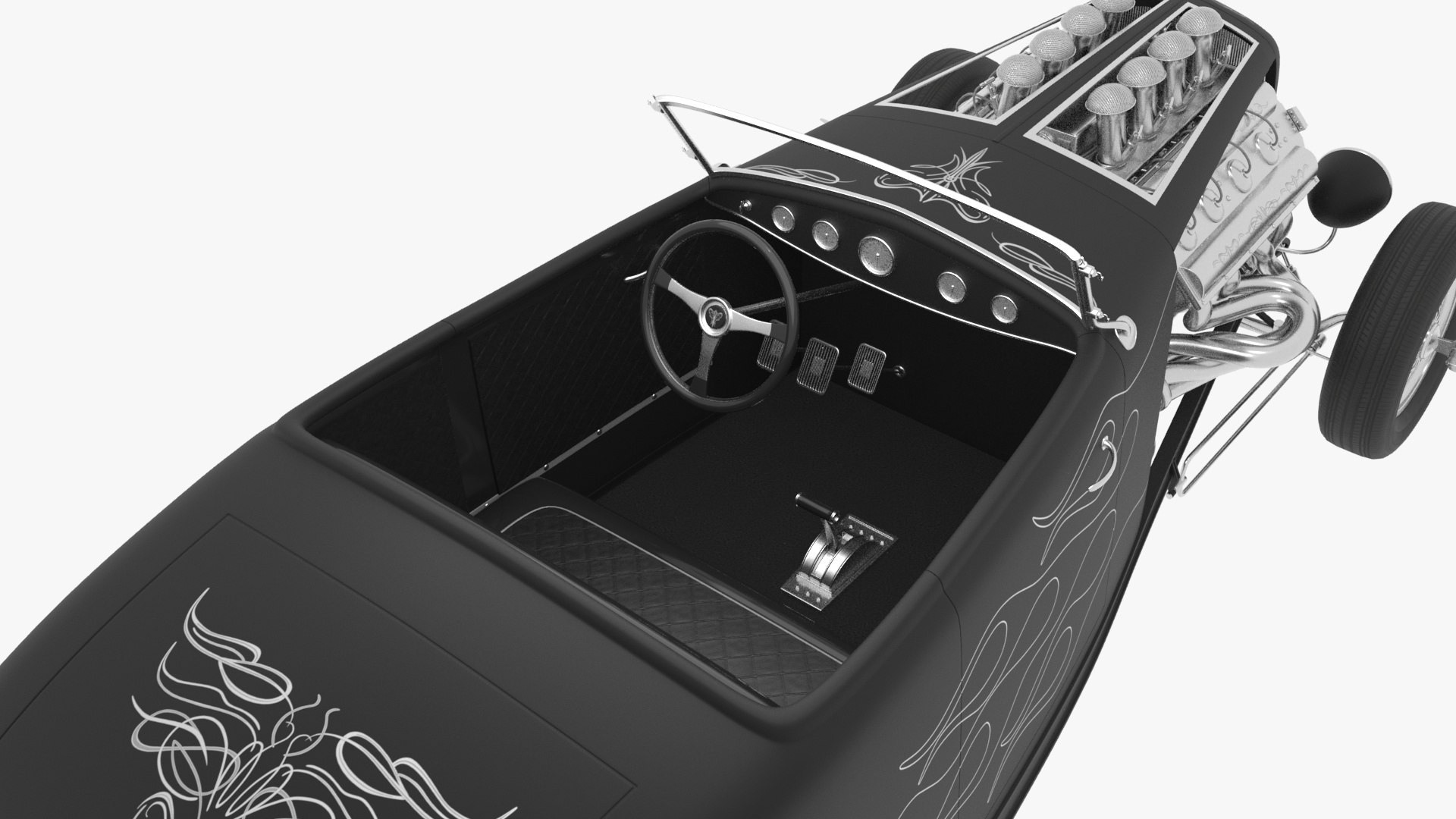 Hot Rod 3D Model - TurboSquid 2195640