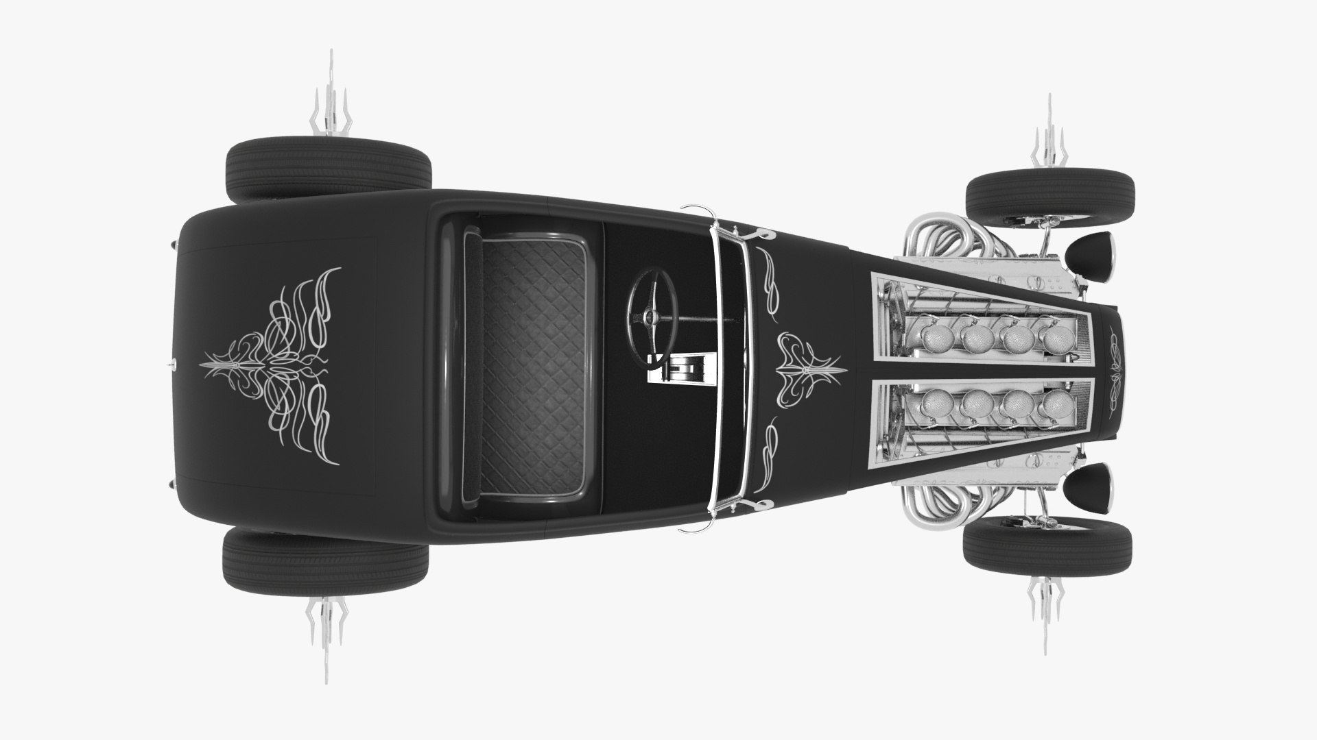 Hot Rod 3D Model - TurboSquid 2195640