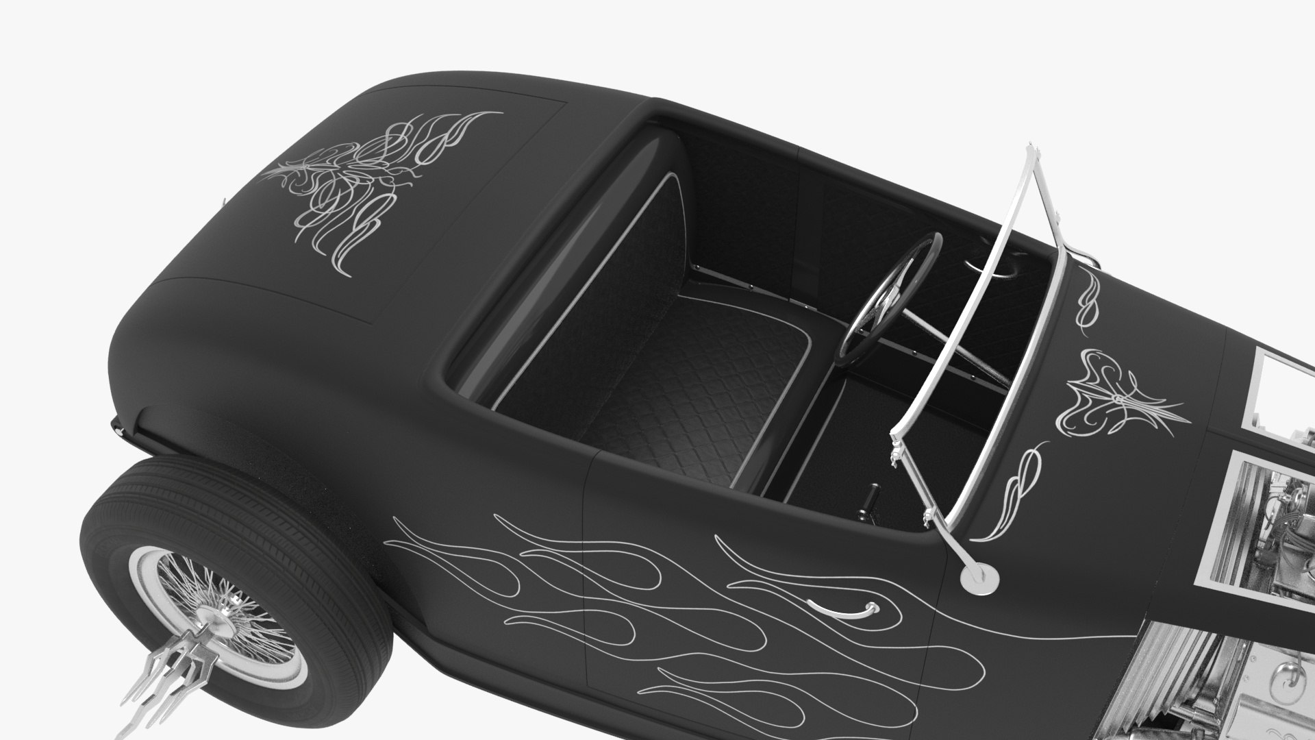 Hot Rod 3D Model - TurboSquid 2195640