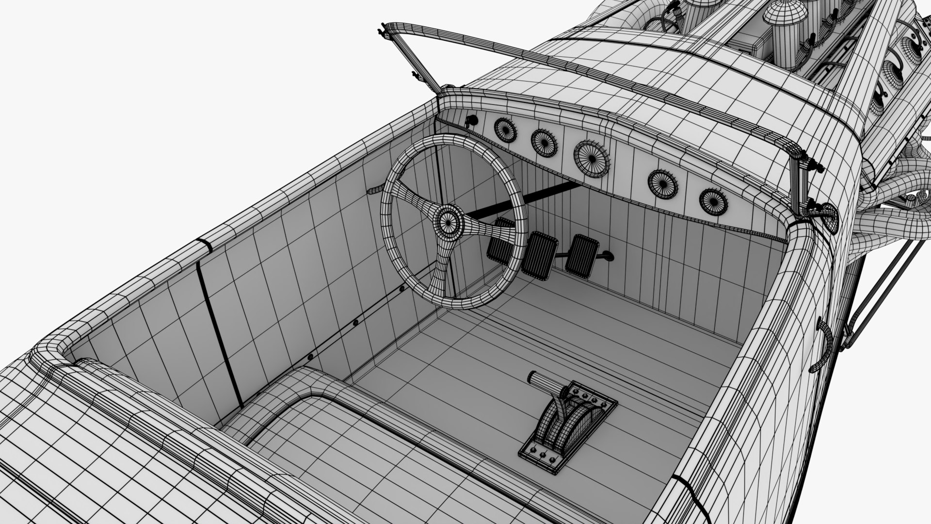 Hot Rod 3D Model - TurboSquid 2195640