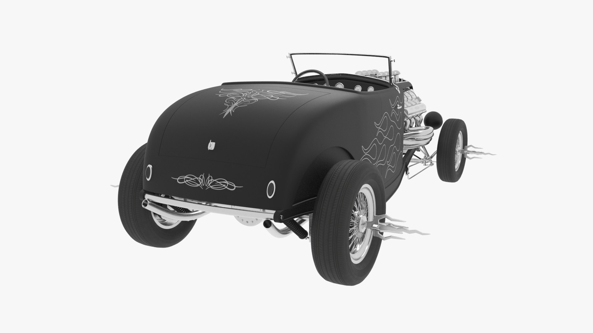 Hot Rod 3D Model - TurboSquid 2195640