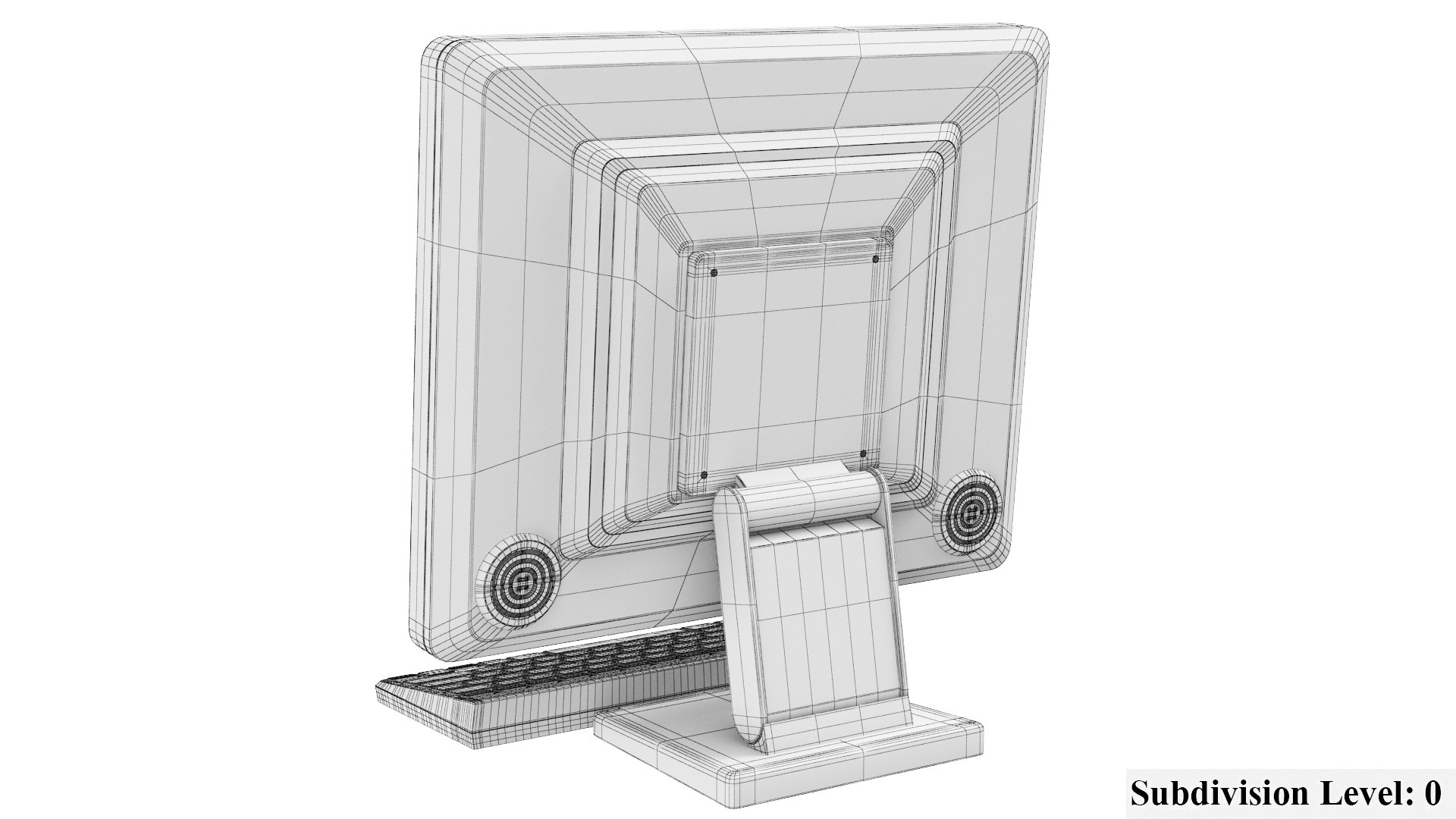 Real Computer Screen Monitor 3D Model - TurboSquid 1487808