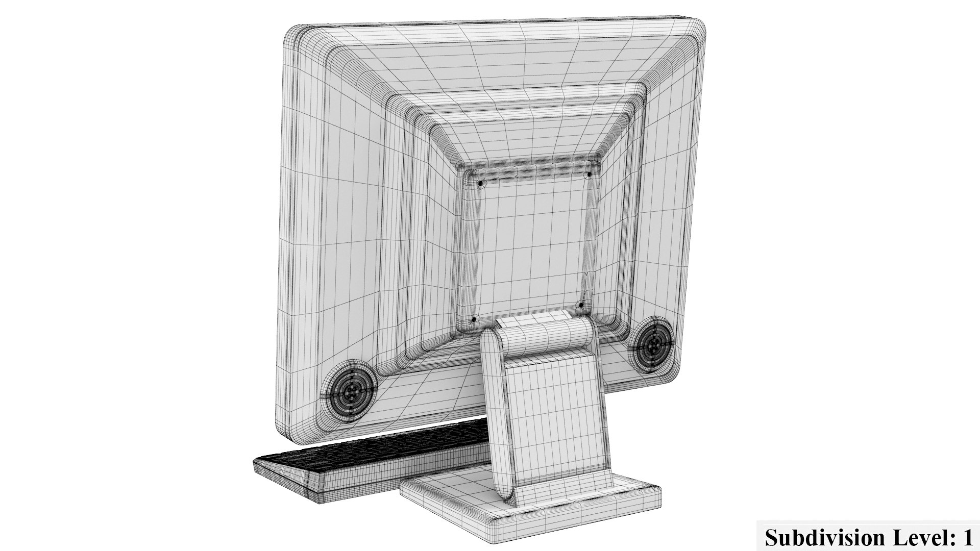 Real Computer Screen Monitor 3D Model - TurboSquid 1487808