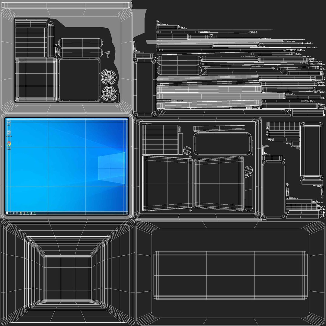 Real Computer Screen Monitor 3D Model - TurboSquid 1487808