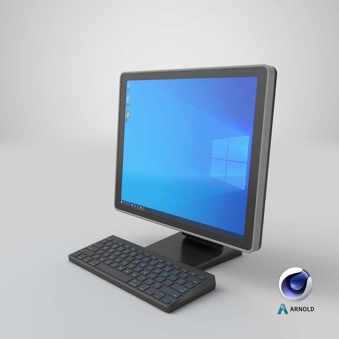 Real Computer Screen Monitor 3D Model - TurboSquid 1487808