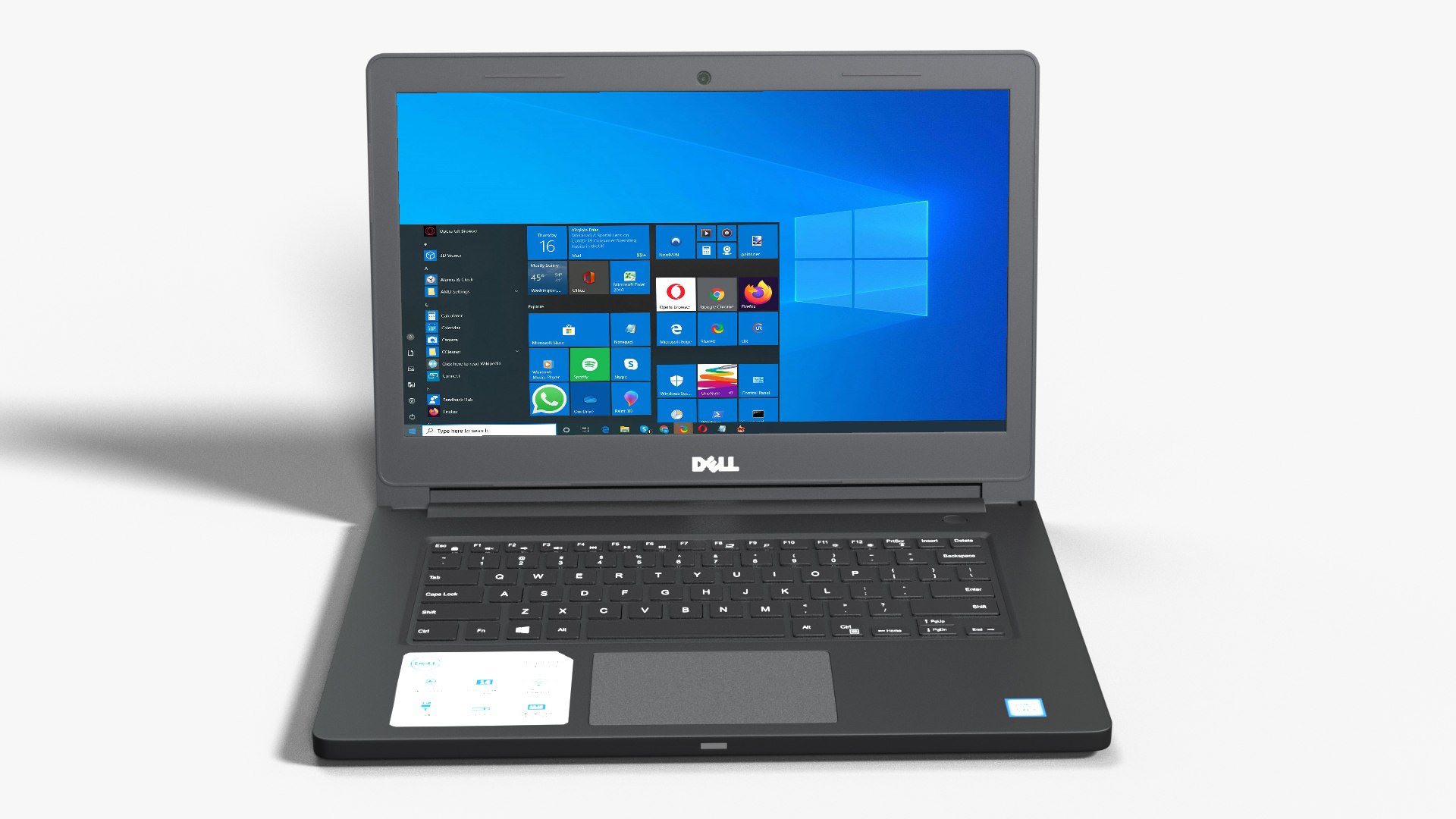 Dell Laptop 3D Model - TurboSquid 2026358