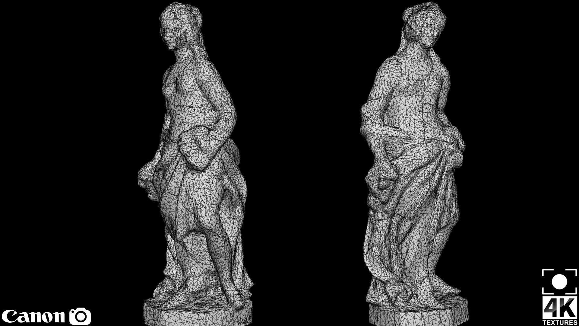 Greek Statue Antic Woman Photogrammetry 3D Model - TurboSquid 2224504