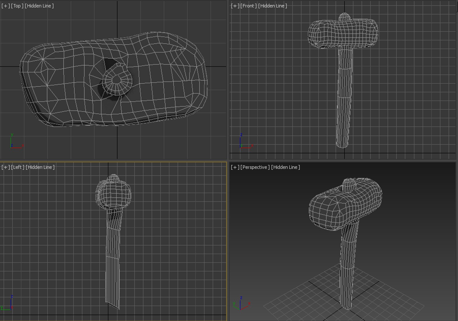 3d Model Hammer