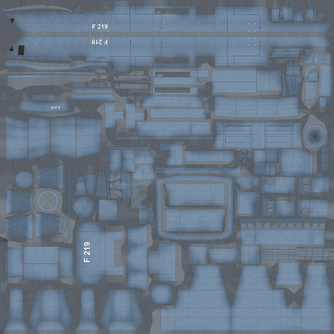 3D F124 Sachsen Class Frigate Game Ready - TurboSquid 2281477