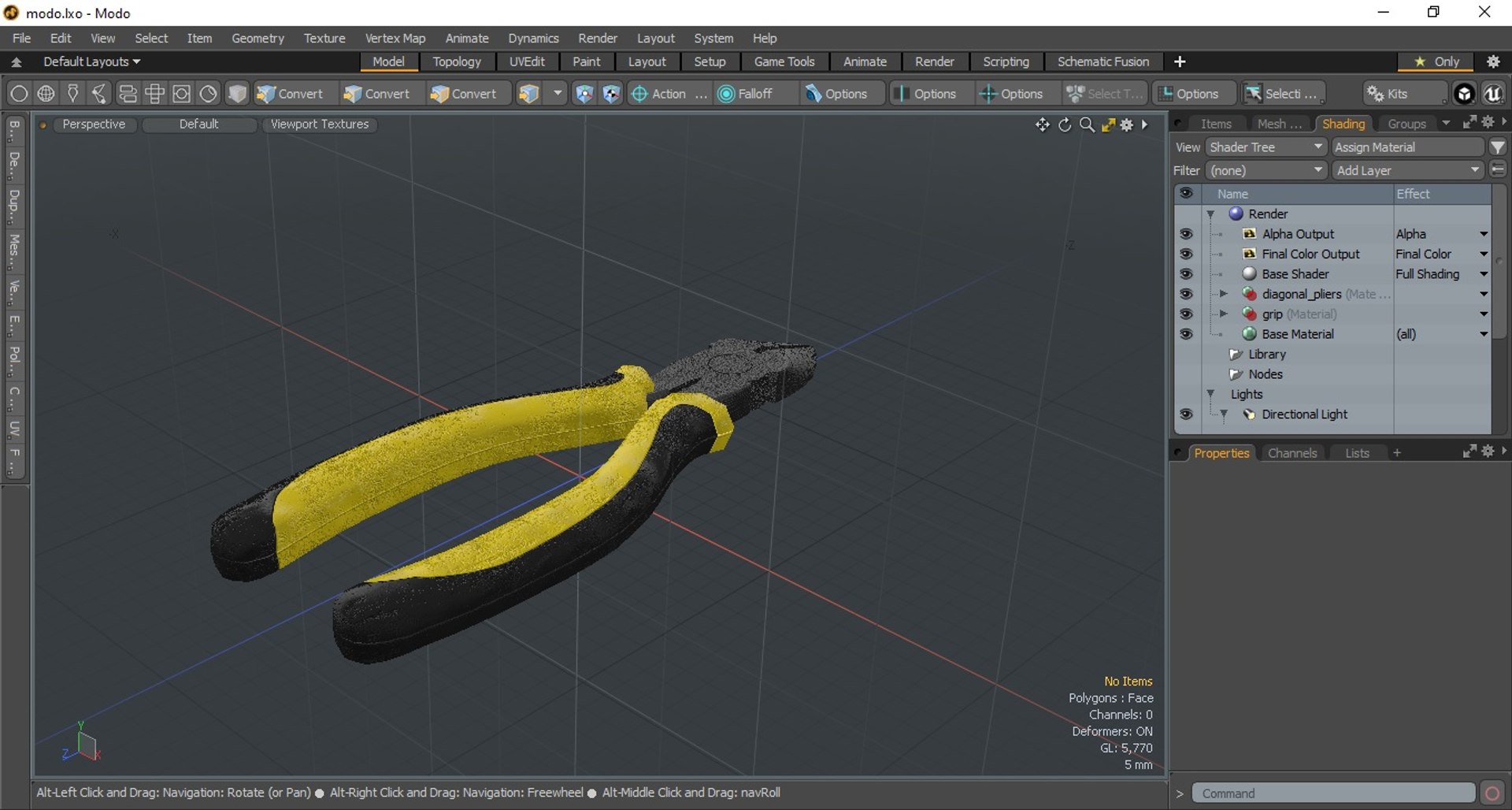 Side Cutter Pliers 3D Model - TurboSquid 2230230