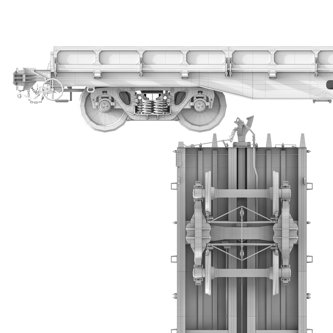 3D WAGON PLATFORM 13-192-01 - TurboSquid 2336701