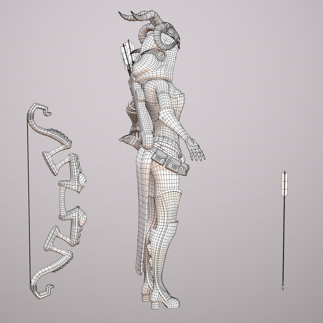 Blender posed 3D model - TurboSquid 1223691