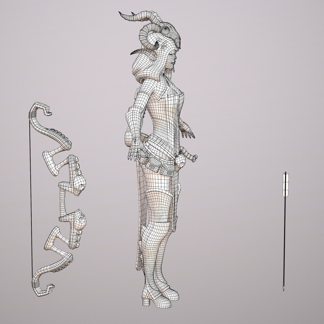 Blender posed 3D model - TurboSquid 1223691