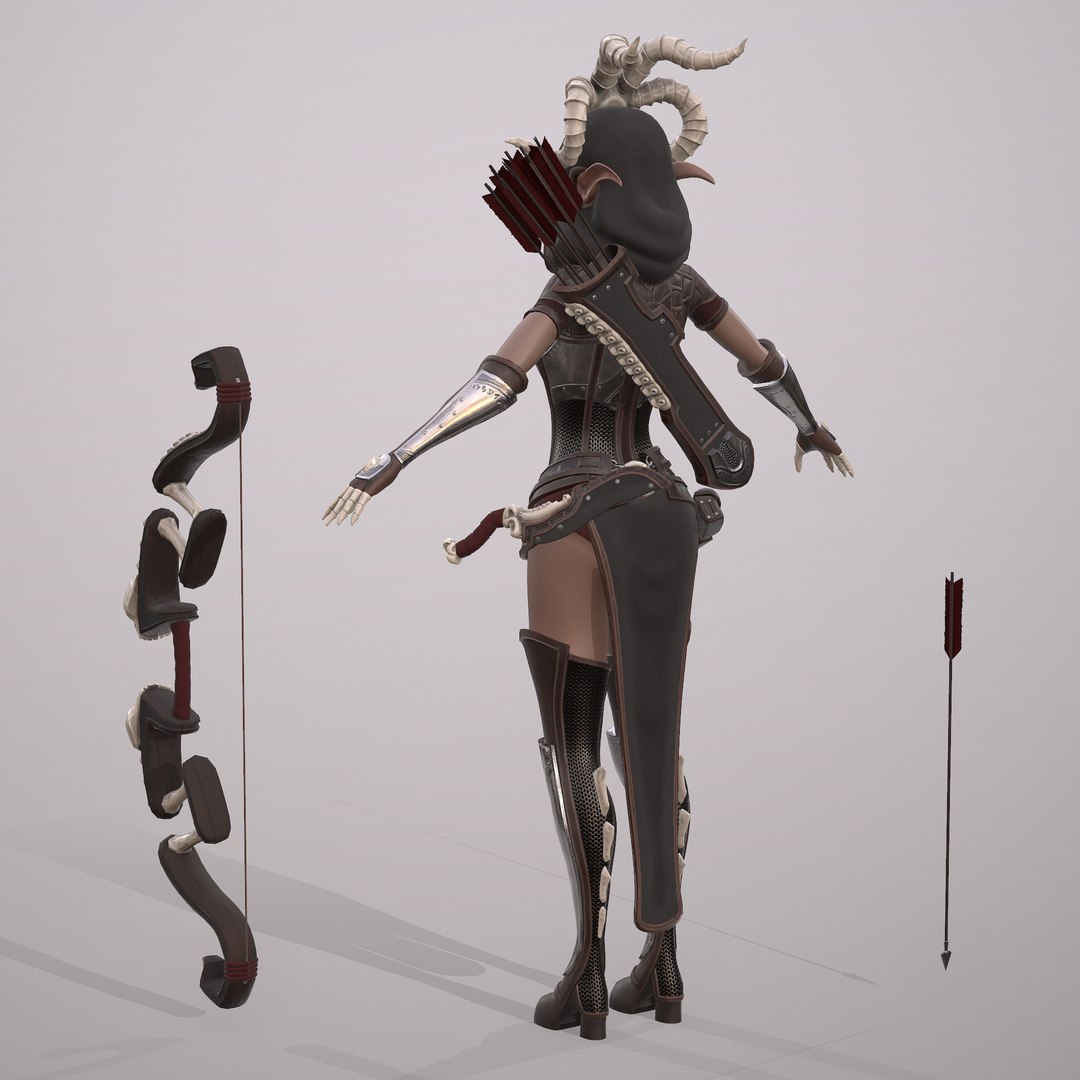 Blender posed 3D model - TurboSquid 1223691
