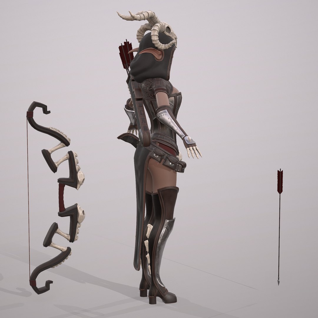 Blender posed 3D model - TurboSquid 1223691