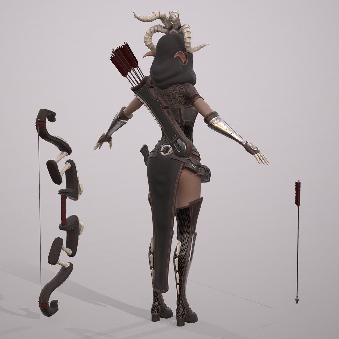 Blender posed 3D model - TurboSquid 1223691