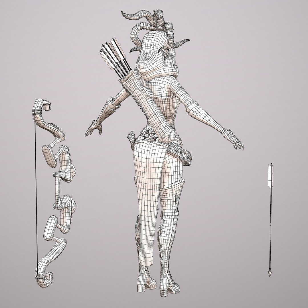 Blender posed 3D model - TurboSquid 1223691