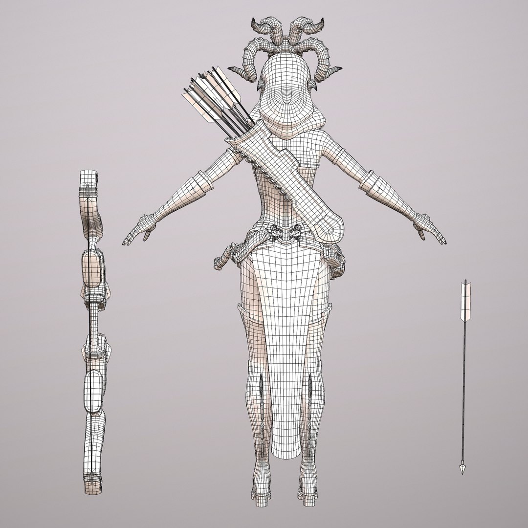 Blender posed 3D model - TurboSquid 1223691