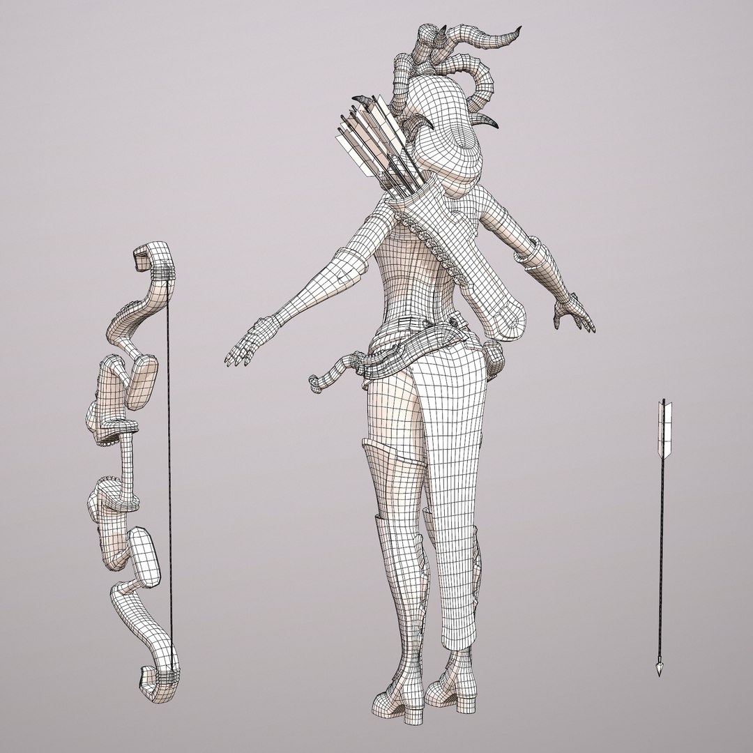 Blender posed 3D model - TurboSquid 1223691