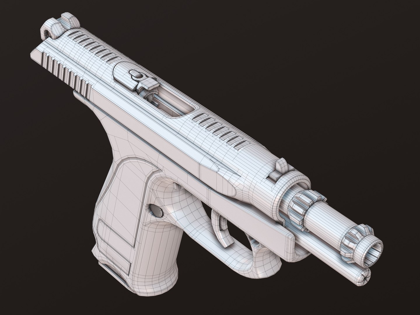 GSh-18 3D Model - TurboSquid 1935804