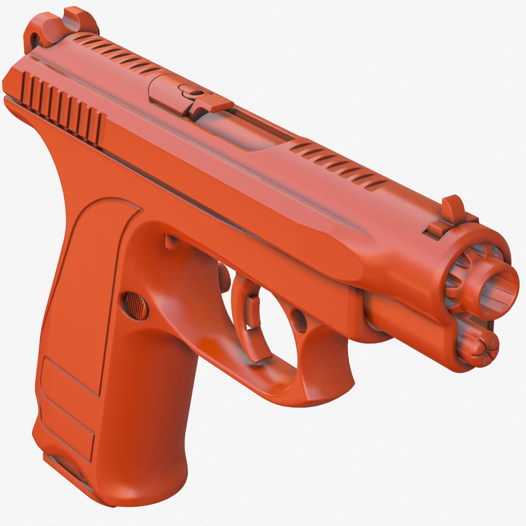 GSh-18 3D Model - TurboSquid 1935804