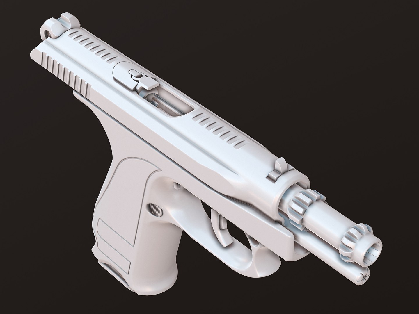 GSh-18 3D Model - TurboSquid 1935804