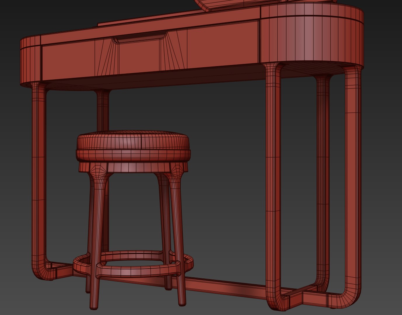 Console Table Vanity Anais By Heals 3D Model - TurboSquid 1918814