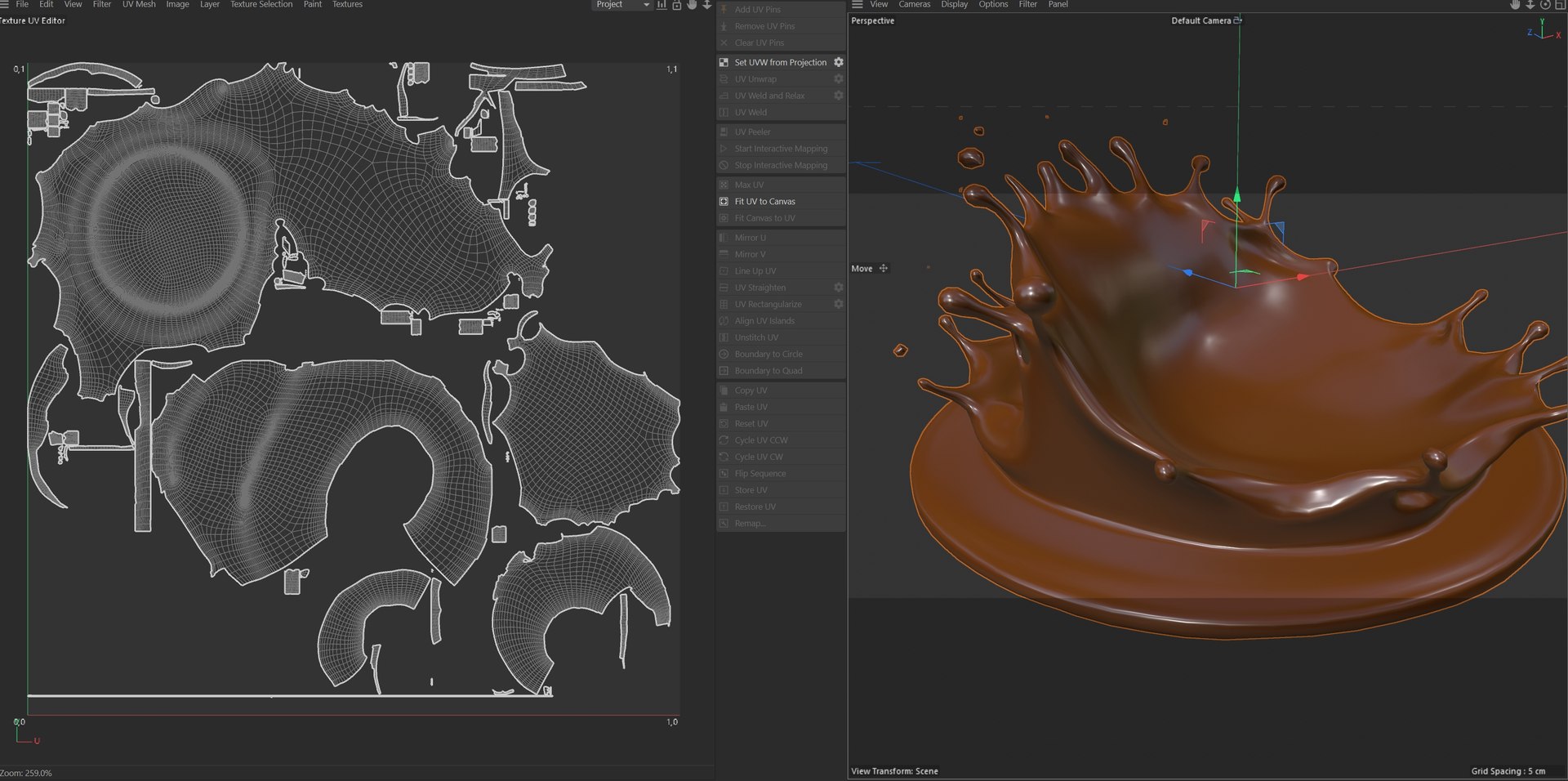 Chocolate Splash V3 3D Model - TurboSquid 2370673