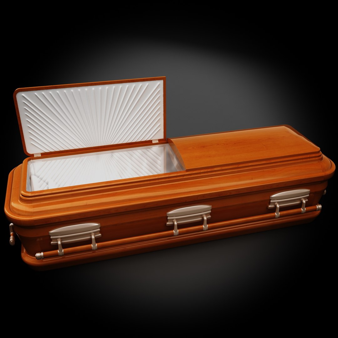 Coffin Wood 3d Model