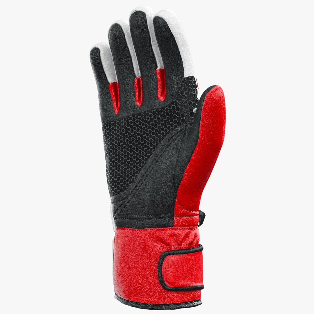 Gloves Leki 3d Model