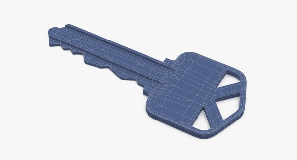 3d house key 02
