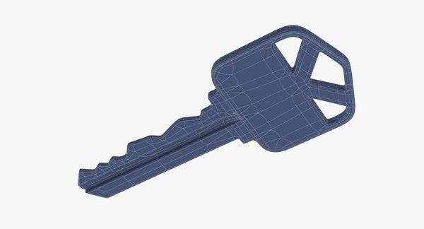 3d house key 02