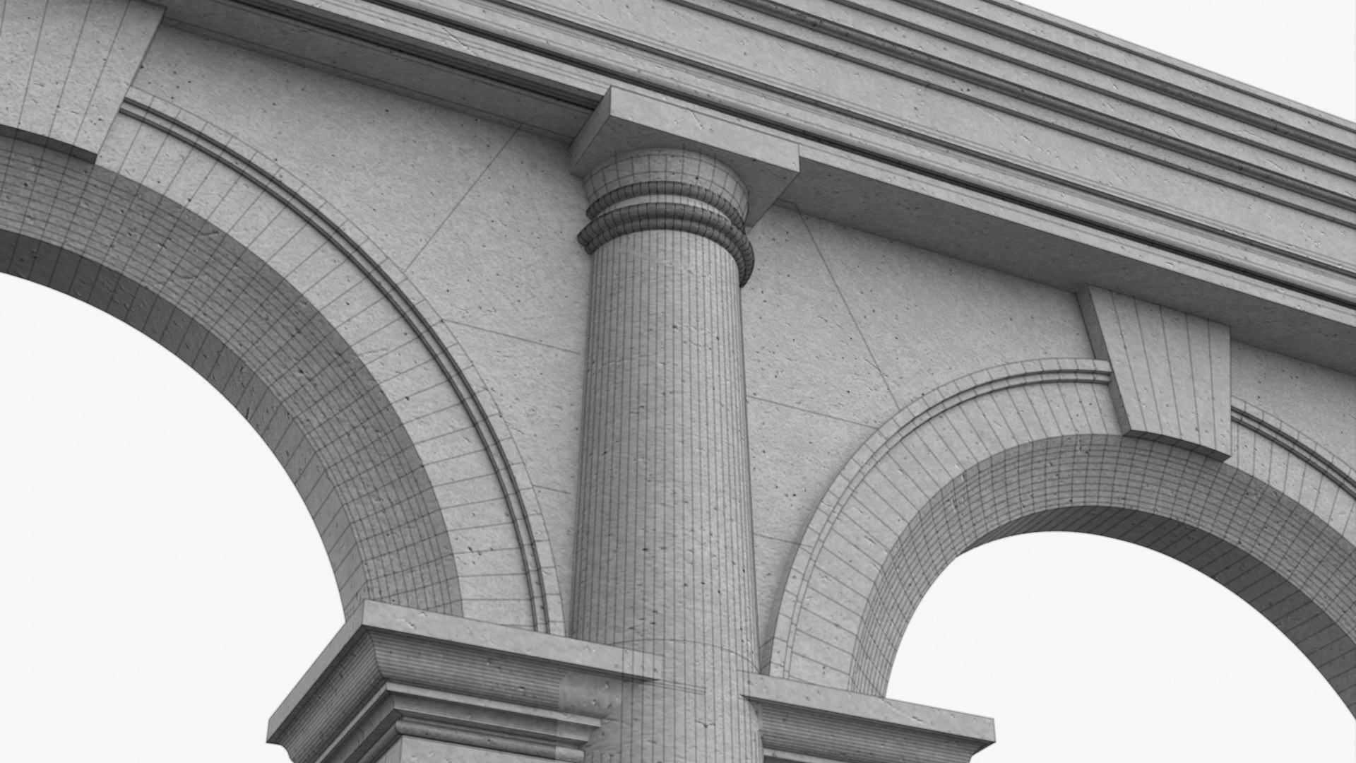 Triple Arch 013 3D Model - TurboSquid 2095645