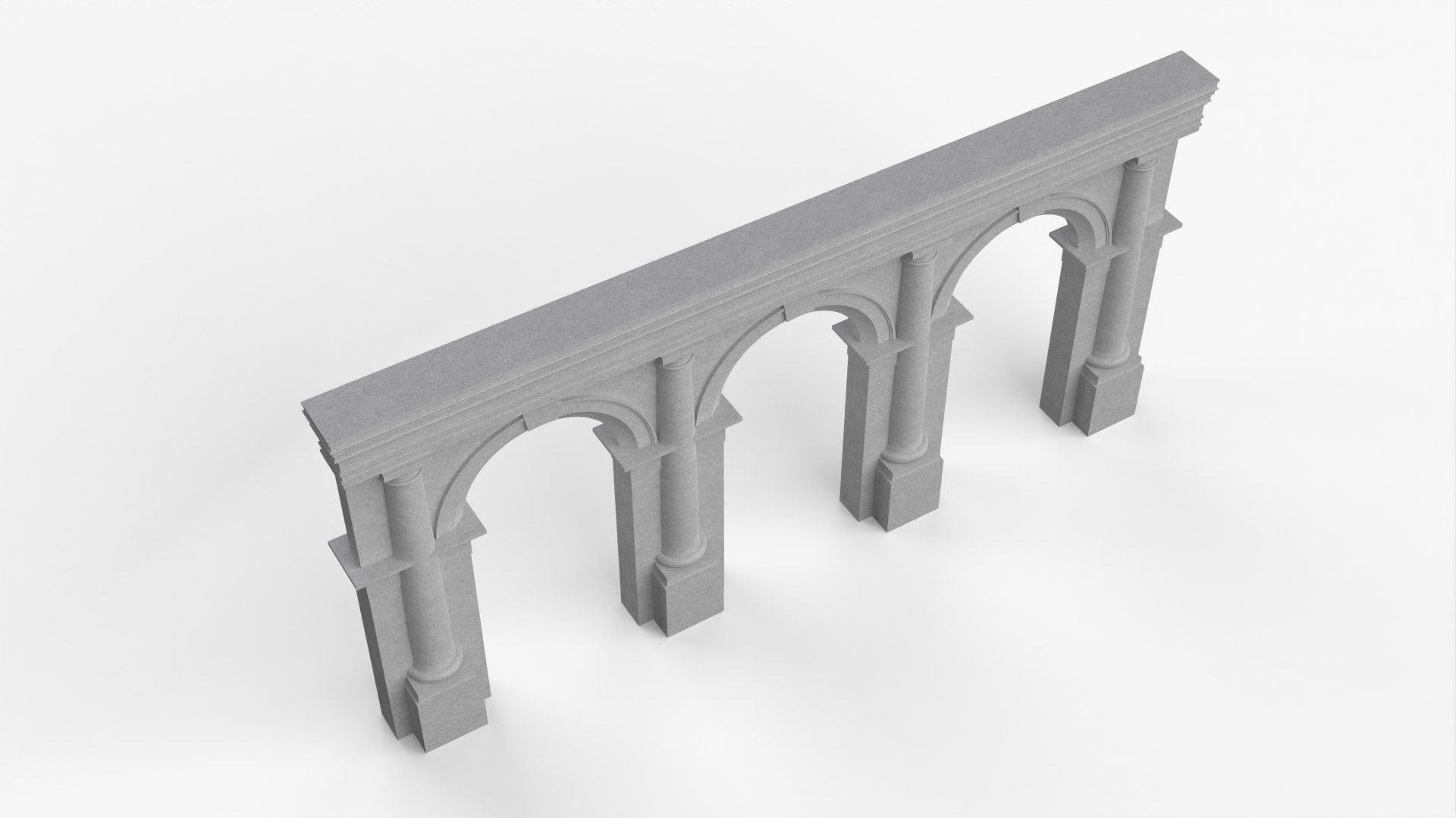 Triple Arch 013 3D Model - TurboSquid 2095645