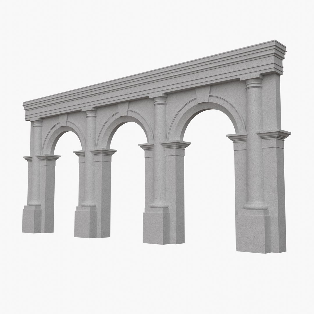 Triple Arch 013 3D Model - TurboSquid 2095645