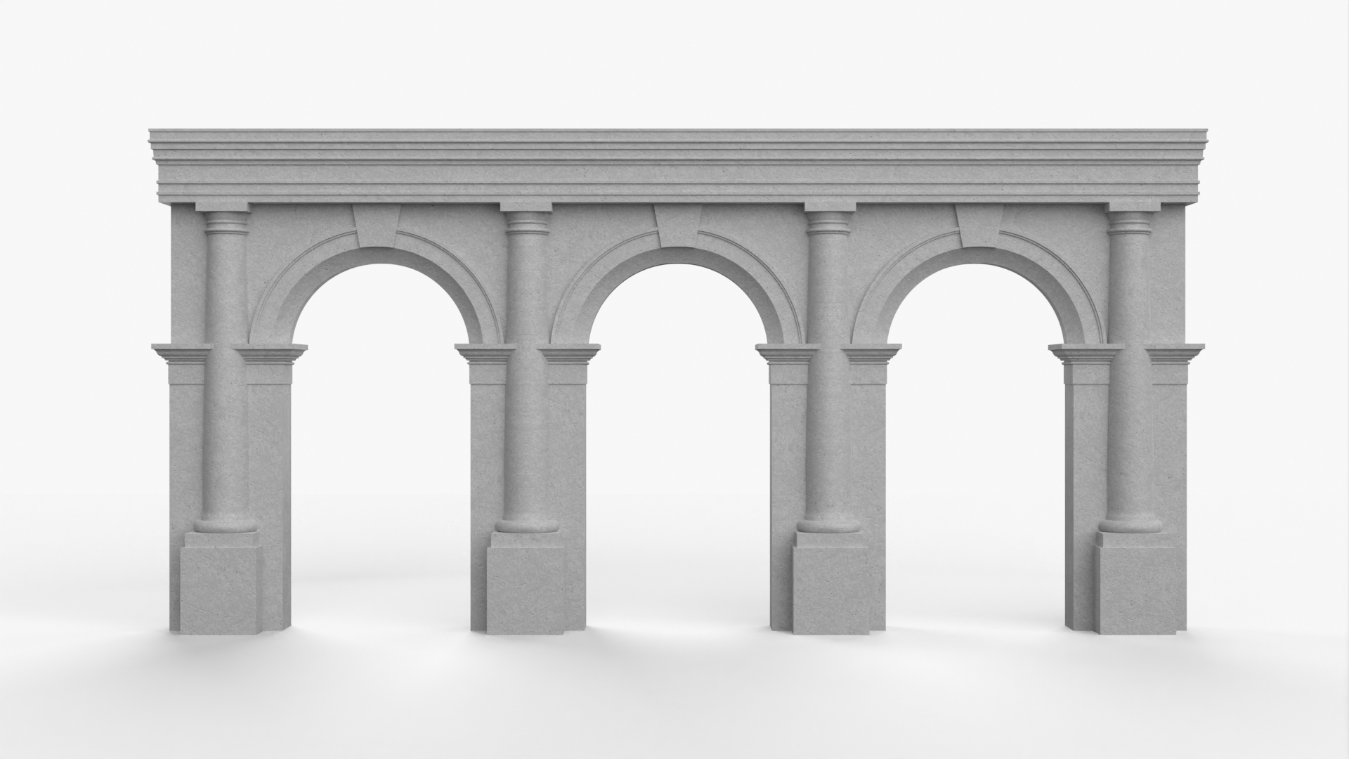 Triple Arch 013 3D Model - TurboSquid 2095645