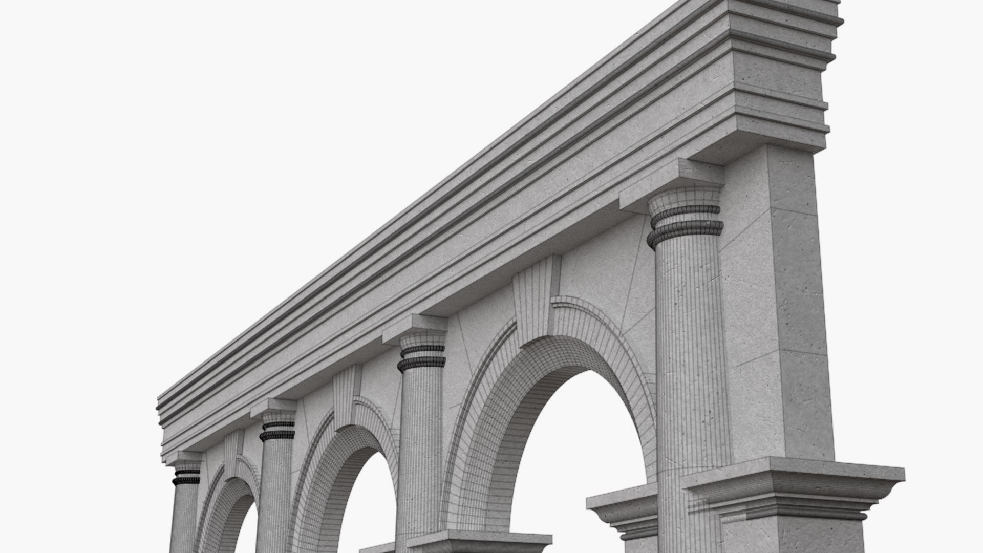 Triple Arch 013 3D Model - TurboSquid 2095645