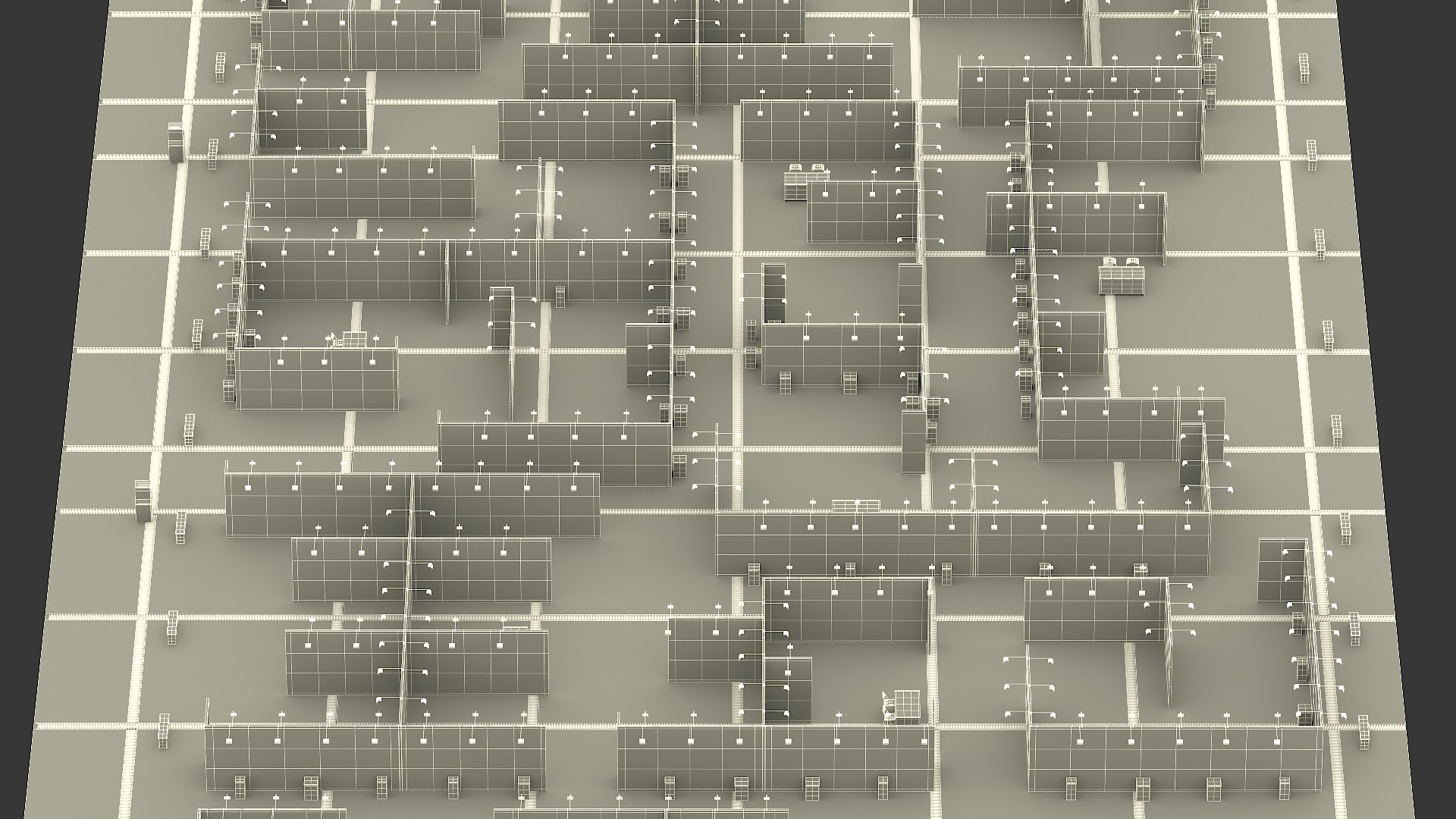 3D Exhibition Space Structure - TurboSquid 2316287