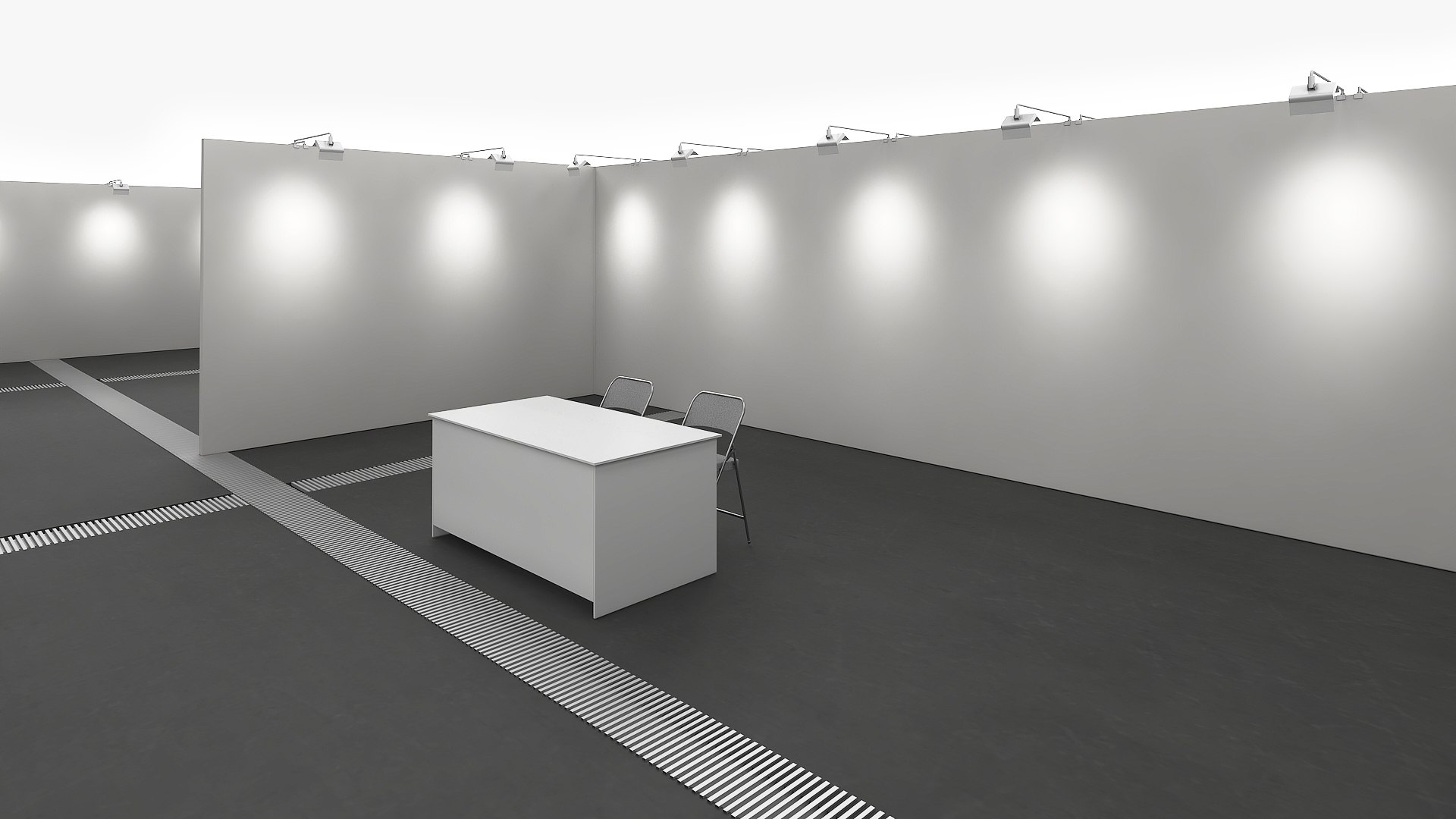 3D Exhibition Space Structure - TurboSquid 2316287